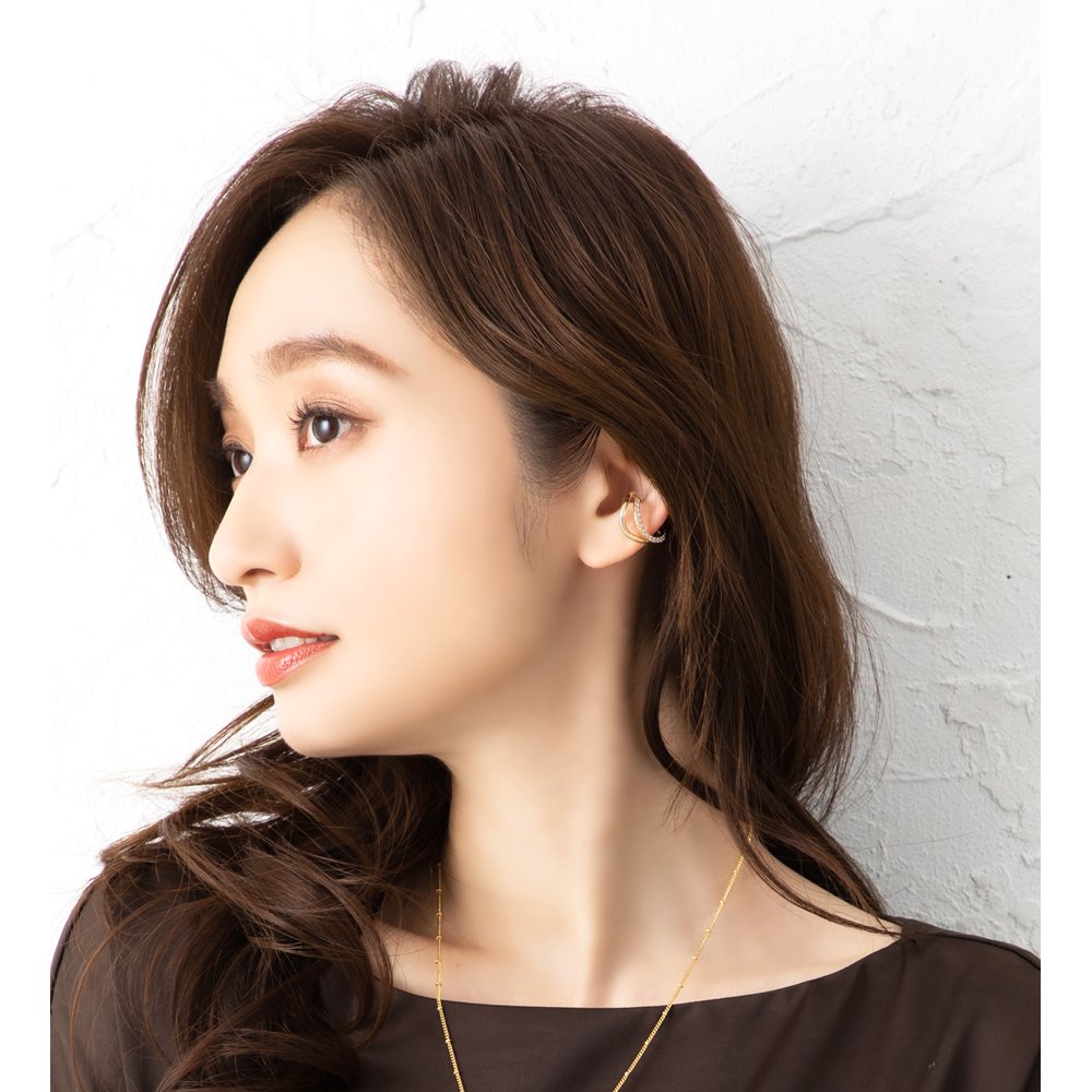 【楽天市場】【全品送料無料！×P最大42倍！】イヤーカフ 金属アレルギー ニッケルフリー 18kコーティング レディース イヤーカフス イヤ ...