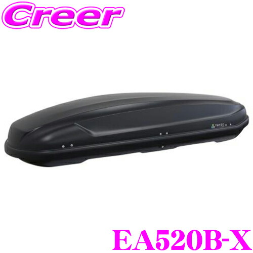 【楽天市場】【個人宅配送OK!!】TERZO ORCA(オルカ) SDGsモデル EA520B-X ルーフボックス 大容量520リットル 両開き 簡単取付・取外し 3年保証 テルッツオ ...
