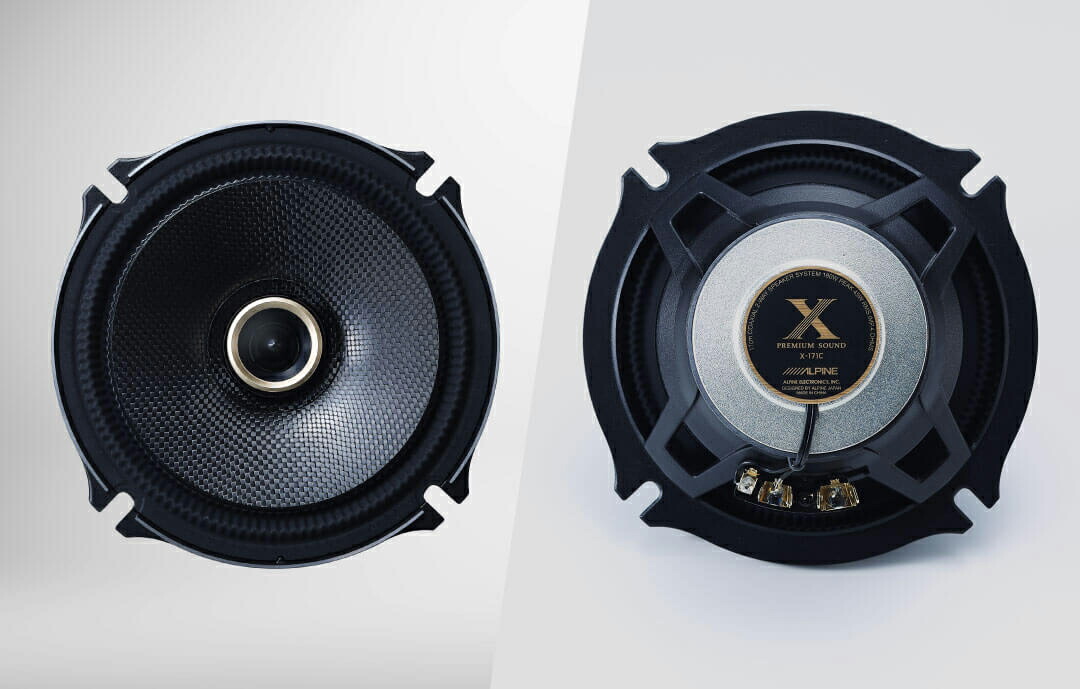 【楽天市場】【3/4～3/10はエントリー+3点以上購入でP10倍】アルパイン 車載用スピーカー X-171C 17cmコアキシャル2way ...