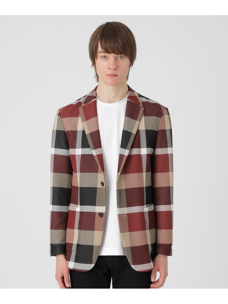 【楽天市場】【SALE／40%OFF】【一部店舗限定】クレストブリッジチェックカラミジャケット BLACK LABEL CRESTBRIDGE ...