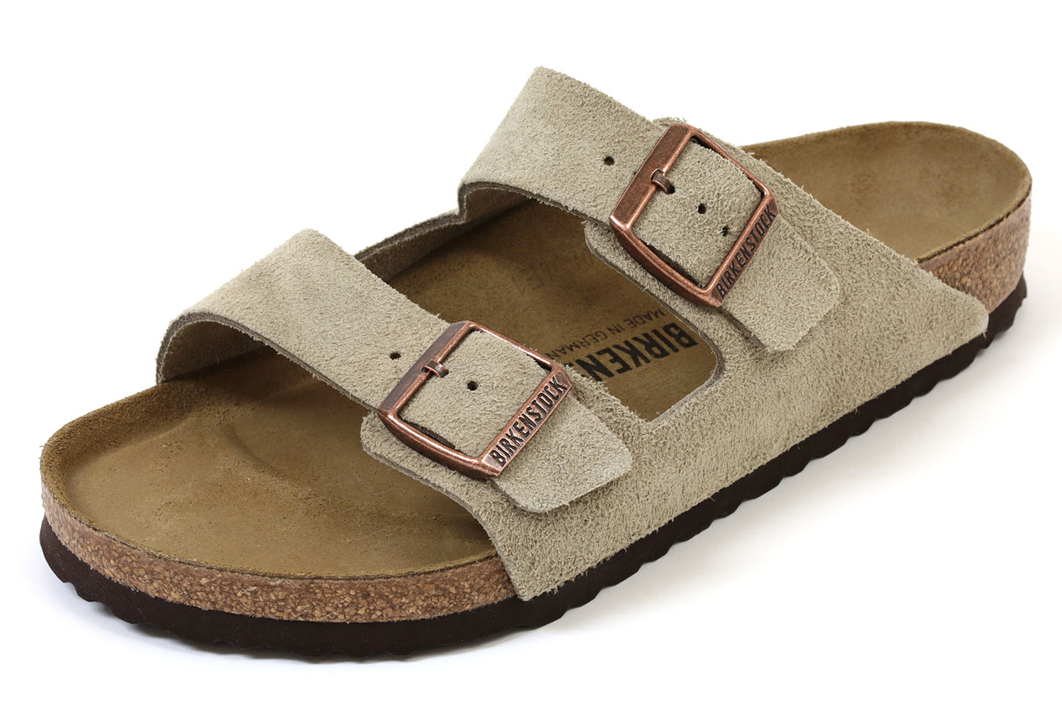 【楽天市場】ビルケンシュトック アリゾナ レギュラー スエード トープ BIRKENSTOCK Arizona 51461 Taupe ...