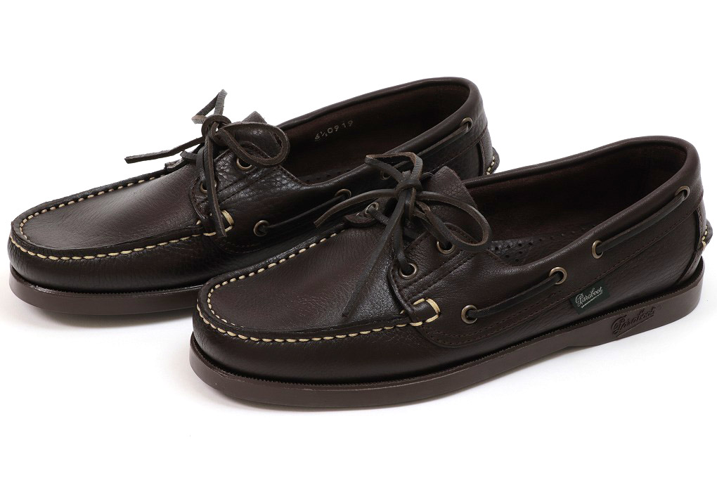 【楽天市場】【エントリーでポイント5倍！】パラブーツ デッキシューズ バース FOULレザー ブラウン Paraboot BARTH ...