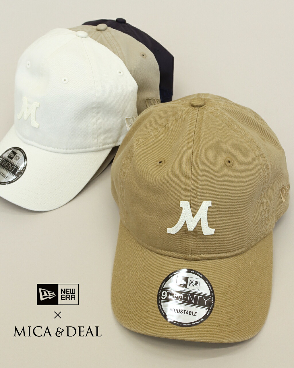 【楽天市場】MICA&DEAL【NEW ERA×MICA&DEAL】 コラボレーション M CAP 帽子 キャップ CAP キャップ ニュー ...