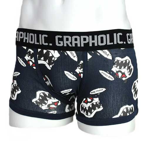 【楽天市場】GU010 GRAPHOLIC プリントローライズボクサー ML：CROOTA SHOP HAMAFU INC.