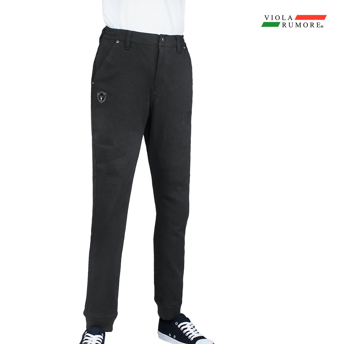 【楽天市場】VIOLA rumore ヴィオラ ビオラ デニム ロングパンツ メンズ ジョガーパンツ ストレッチ ボトム mens(ブラック黒 ...