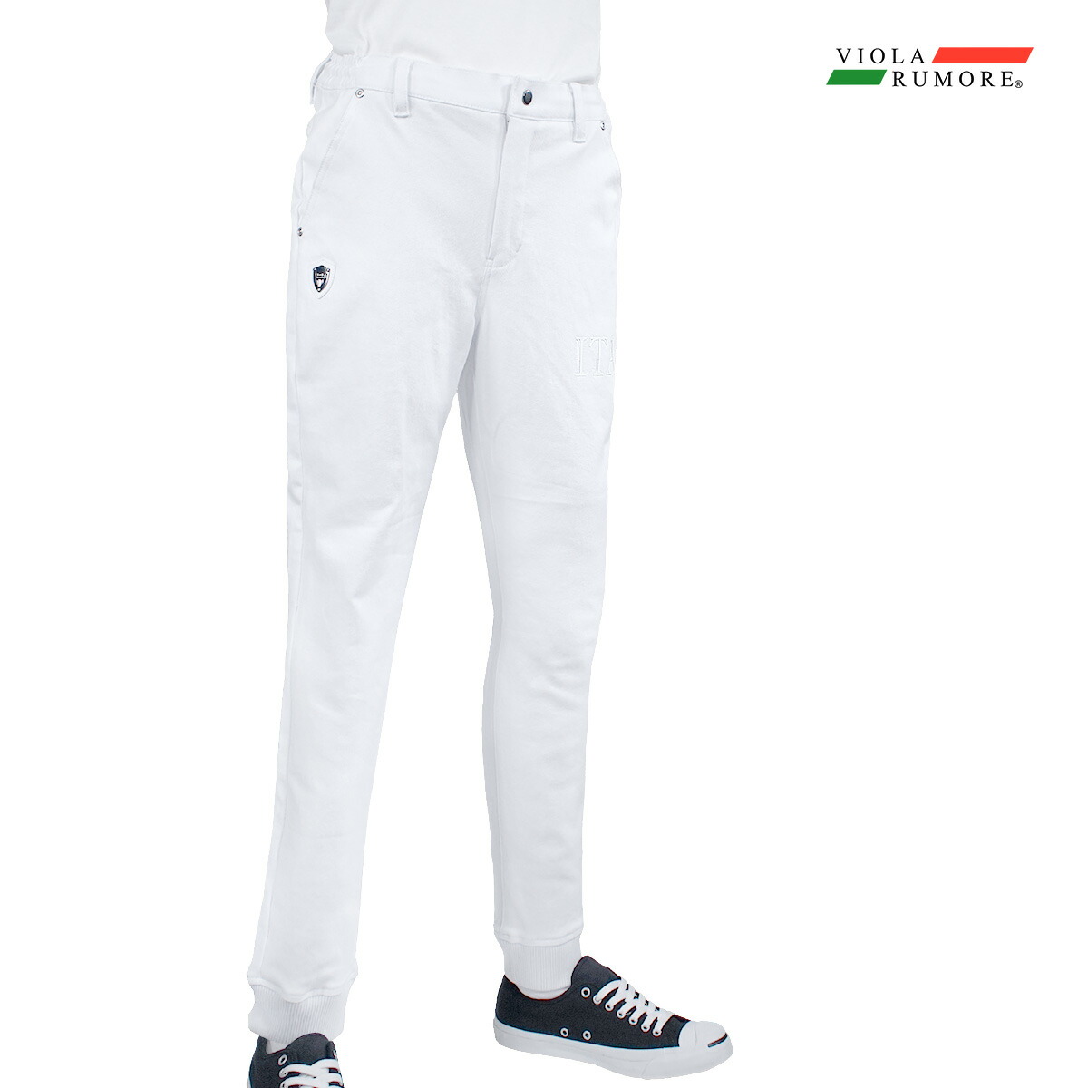 【楽天市場】VIOLA rumore ヴィオラ ビオラ デニム ロングパンツ メンズ ジョガーパンツ ストレッチ ボトム mens(ホワイト白 ...