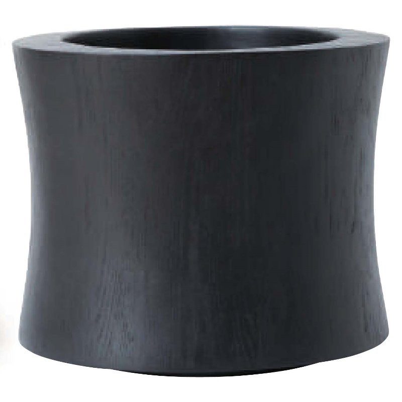 【楽天市場】花・観葉植物用ポット ラミー オーバル L 40/B ブラック（1個入り）kol-l1k40e [KTp361] 大型鉢カバー （代引き不可）ホテル・オフィスビル・店舗 インテリア ...