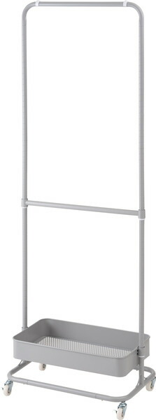 【楽天市場】ハンガーワゴン LFS-51GY グレー コートハンガー ワゴン ハンガー コート掛け 衣類収納 収納家具 洋服掛け ポールハンガー スチール キャスター付き ストッパー付き 高さ ...