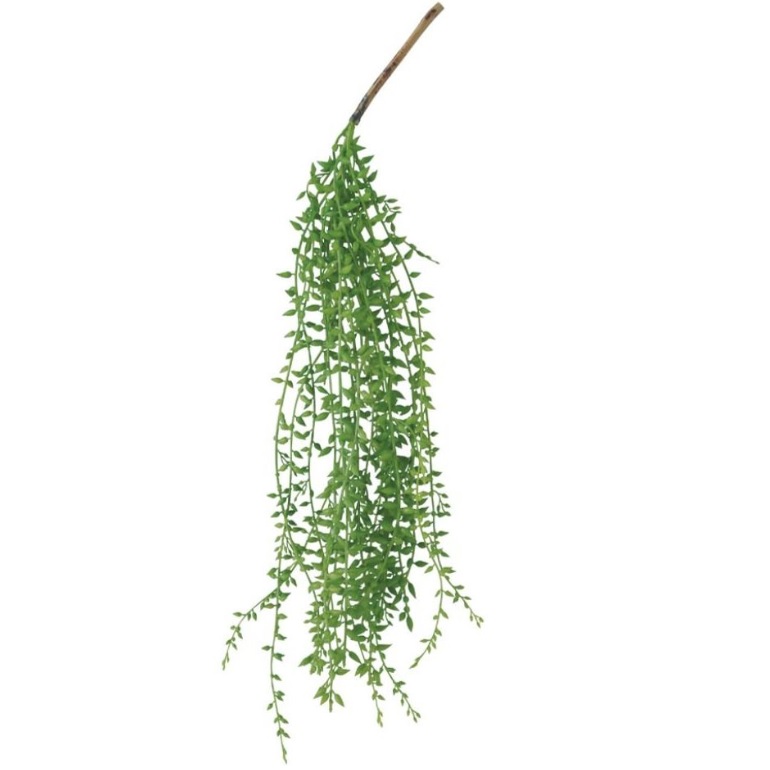 【楽天市場】人工観葉植物 グリーンネックレス ブッシュ 長さ35cm （P140-91678) （代引き不可） インテリアグリーン フェイク ...