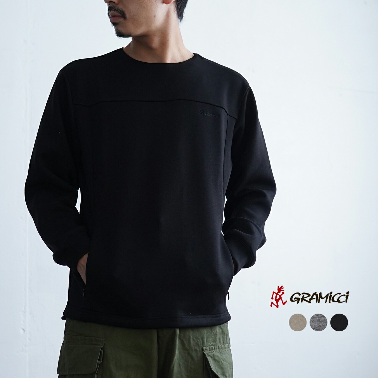 【楽天市場】グラミチ GRAMICCI テック ニット プルオーバー メンズ レディース TECH KNIT PULLOVER GUJK ...