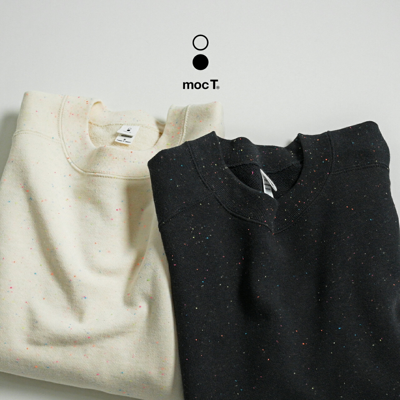 【楽天市場】モクティ mocT カラーネップ ループウィール ラグランスリーブ スウェット プルオーバー COLOR NEP ...