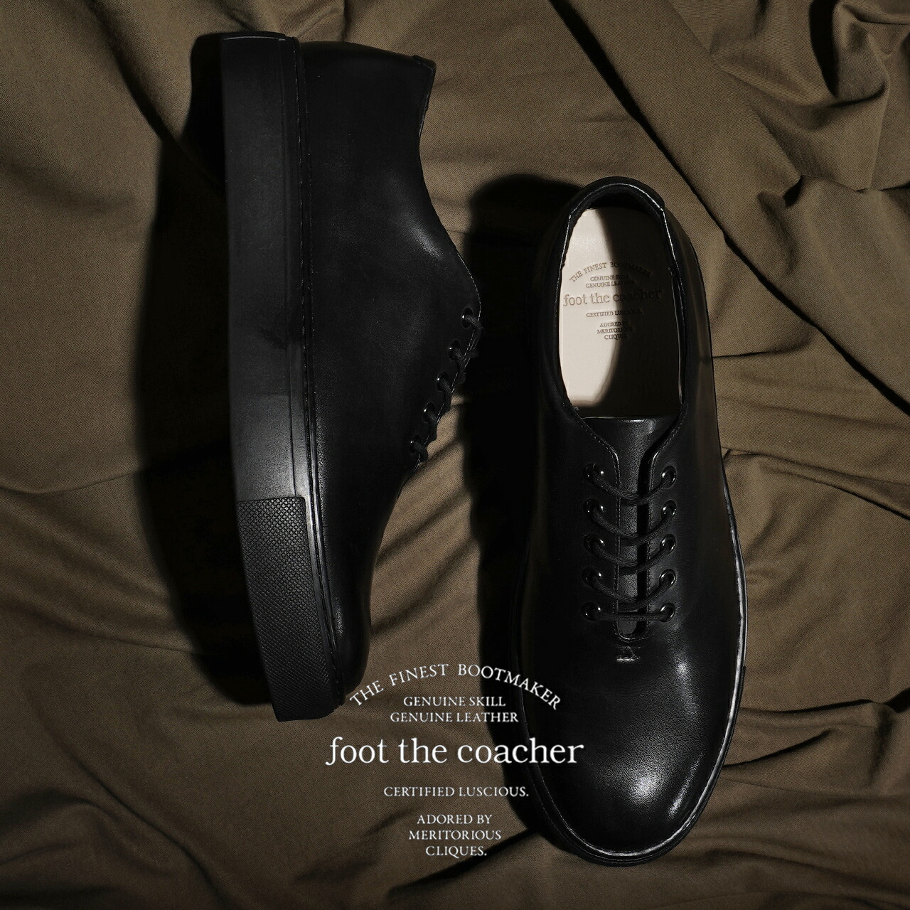 【楽天市場】フットザコーチャー foot the coacher ワンピース スニーカー ONE PIECE SNEAKERS レザーシューズ ...