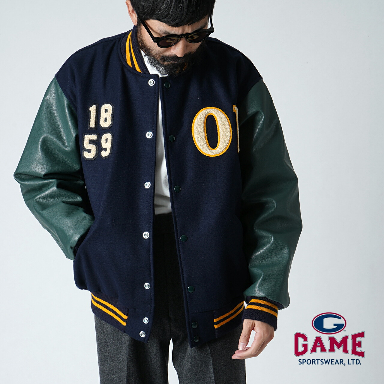 【楽天市場】ゲーム スポーツ ウェア GAME SPORTS WARE ザ ヴァーシティー ジャケット THE VERSITY JACKET ...
