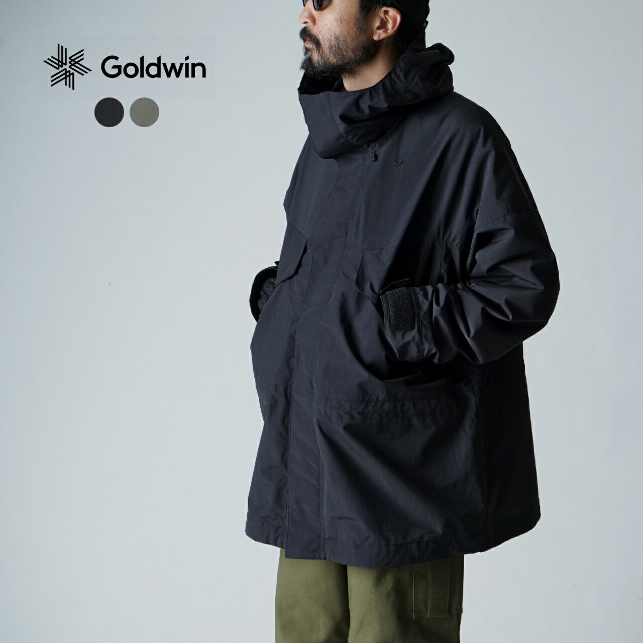 【楽天市場】【クーポン20%OFF】ゴールドウィン Goldwin 3ウェイ アクト ミドル ジャケット 3-way Act Middle Jacket インサレーションインナー ブラック ...