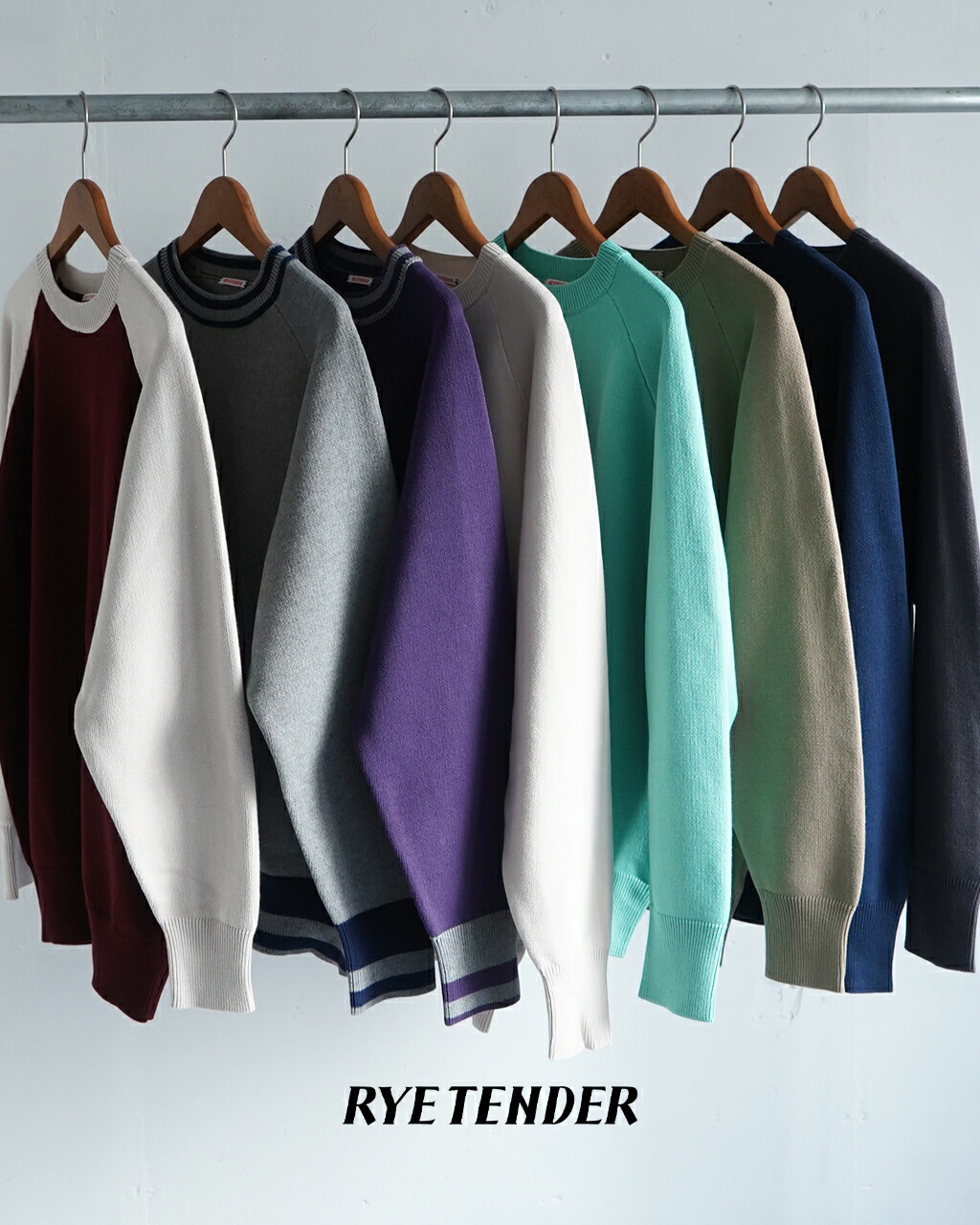 【楽天市場】【SALE！50%OFF】ライテンダー RYE TENDER ニット フルトン セーター レディース メンズ FULTON SWEATER ラグランスリーブ プルオーバー 24FW ...
