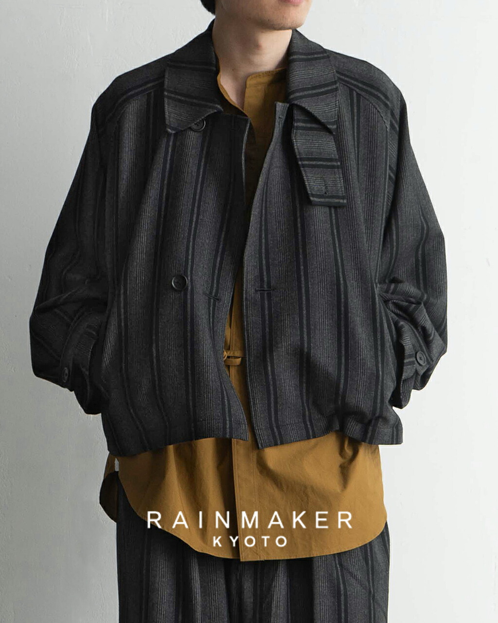 【楽天市場】レインメーカー RAINMAKER フレンチ ツイル ショート トレンチ ブルゾン FRENCH TWILL SHORT TRENCH BZ ジャケット アウター コート メンズ ...