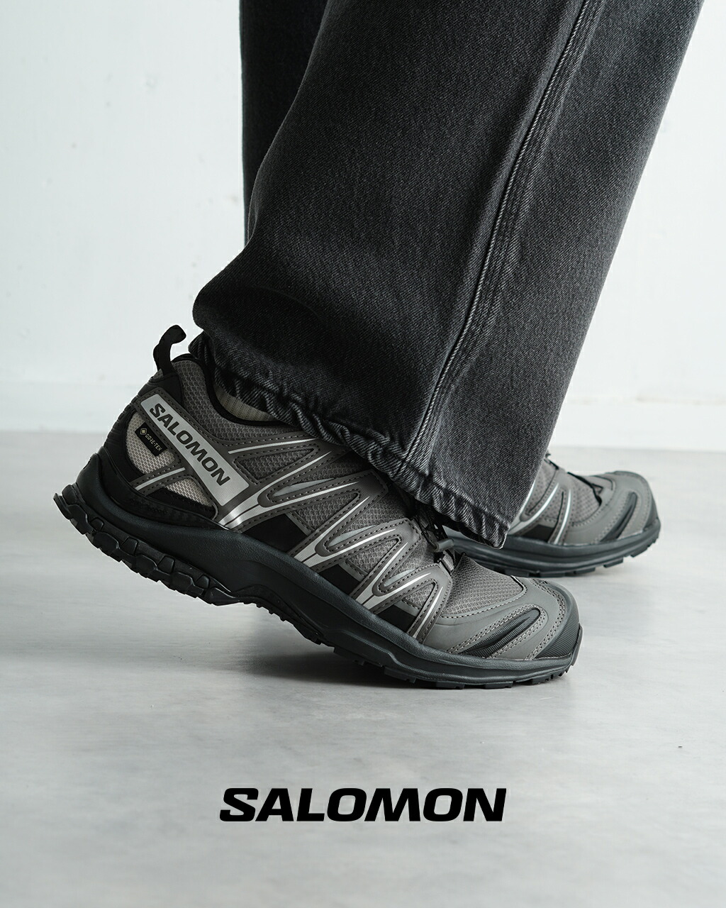【楽天市場】サロモン SALOMON XA PRO 3D GTX スポーツスタイルシューズ ゴアテックス スニーカー メンズ グレー ブラック 灰 黒 L47587500：Crouka LR ...