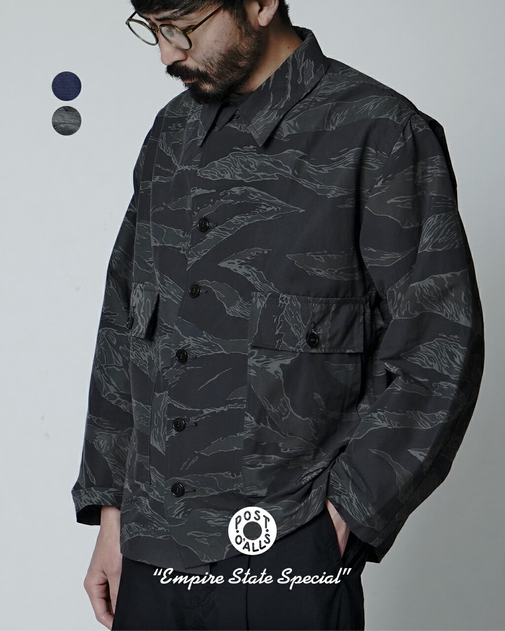 【楽天市場】ポストオーバーオールズ POST O'ALLS ウォークアバウト WALKABOUT 4 ジャケット ネイビー グレー グリーン ...