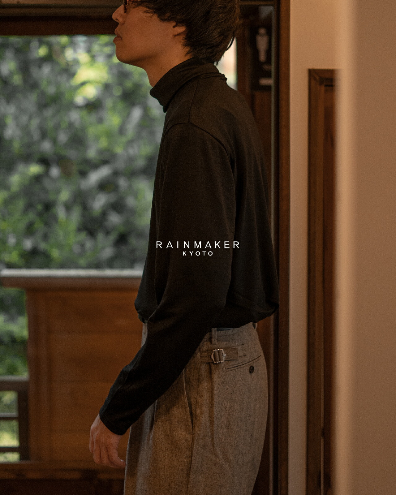 【楽天市場】レインメーカー RAINMAKER ウォッシャブルウール ハイネック シャツ メンズ WASHABLE-WOOL HIGH NECK SHIRT RM252-043 0916 ...