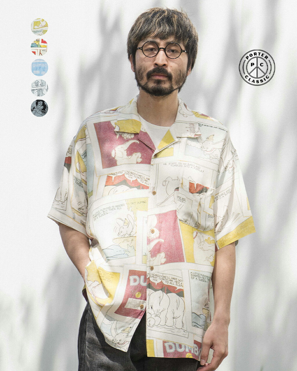 【楽天市場】ポータークラシック ディズニー PORTER CLASSIC Disney アロハシャツ オープンカラー 開襟 ダンボ シンデレラ アメコミ DISNEY VC PC ALOHA ...