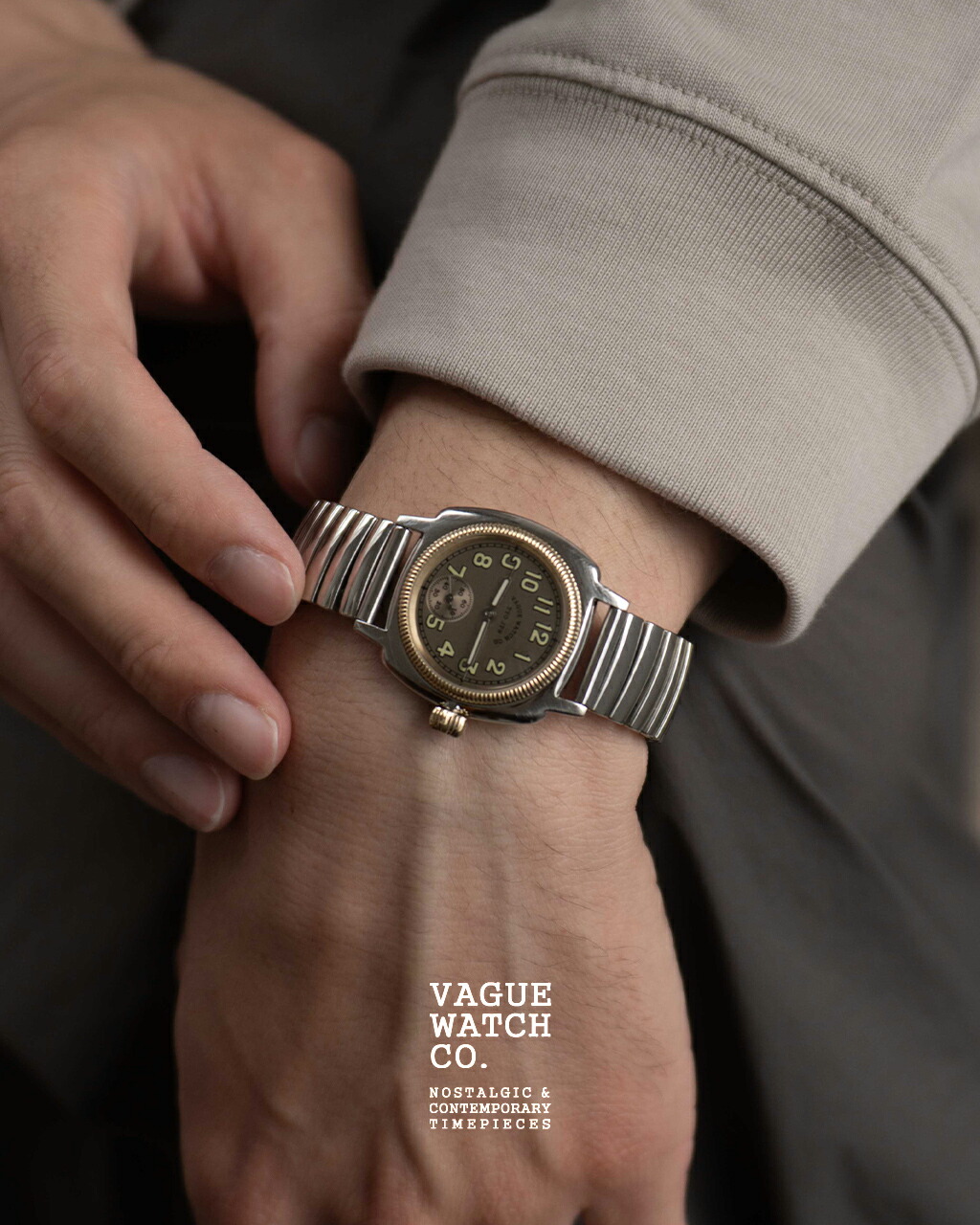 【楽天市場】ヴァーグウォッチカンパニー VAGUE WATCH Co. 腕時計 メンズ レディース Coussin Early Extension 1950年代 アンティーク風 ...