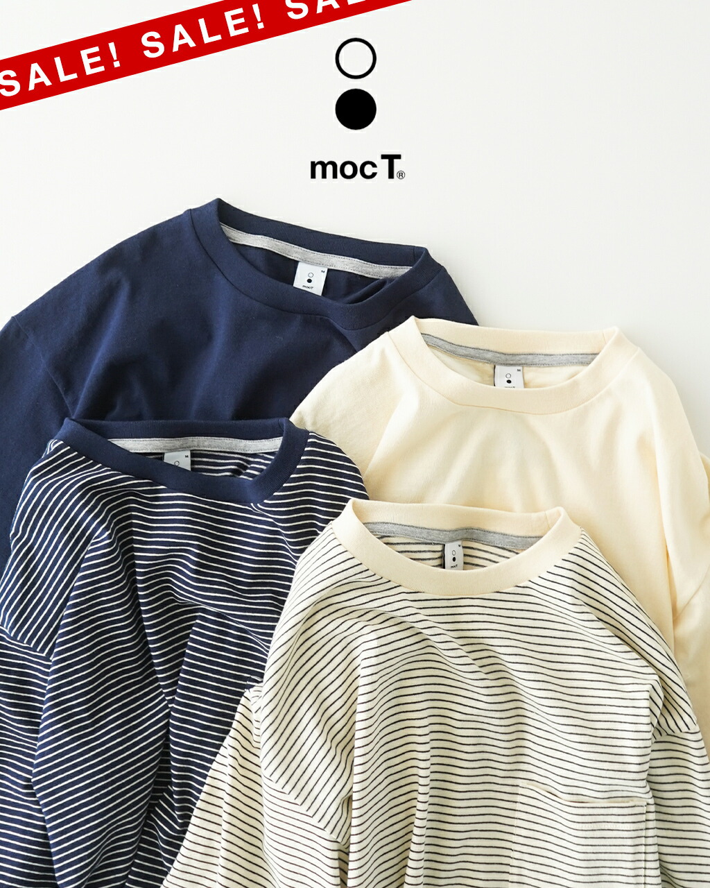 【楽天市場】【最大10,000円OFFクーポン対象】【アウトレット！30%OFF】モクティ mocT ジャージー クルーネック 半袖Tシャツ ...