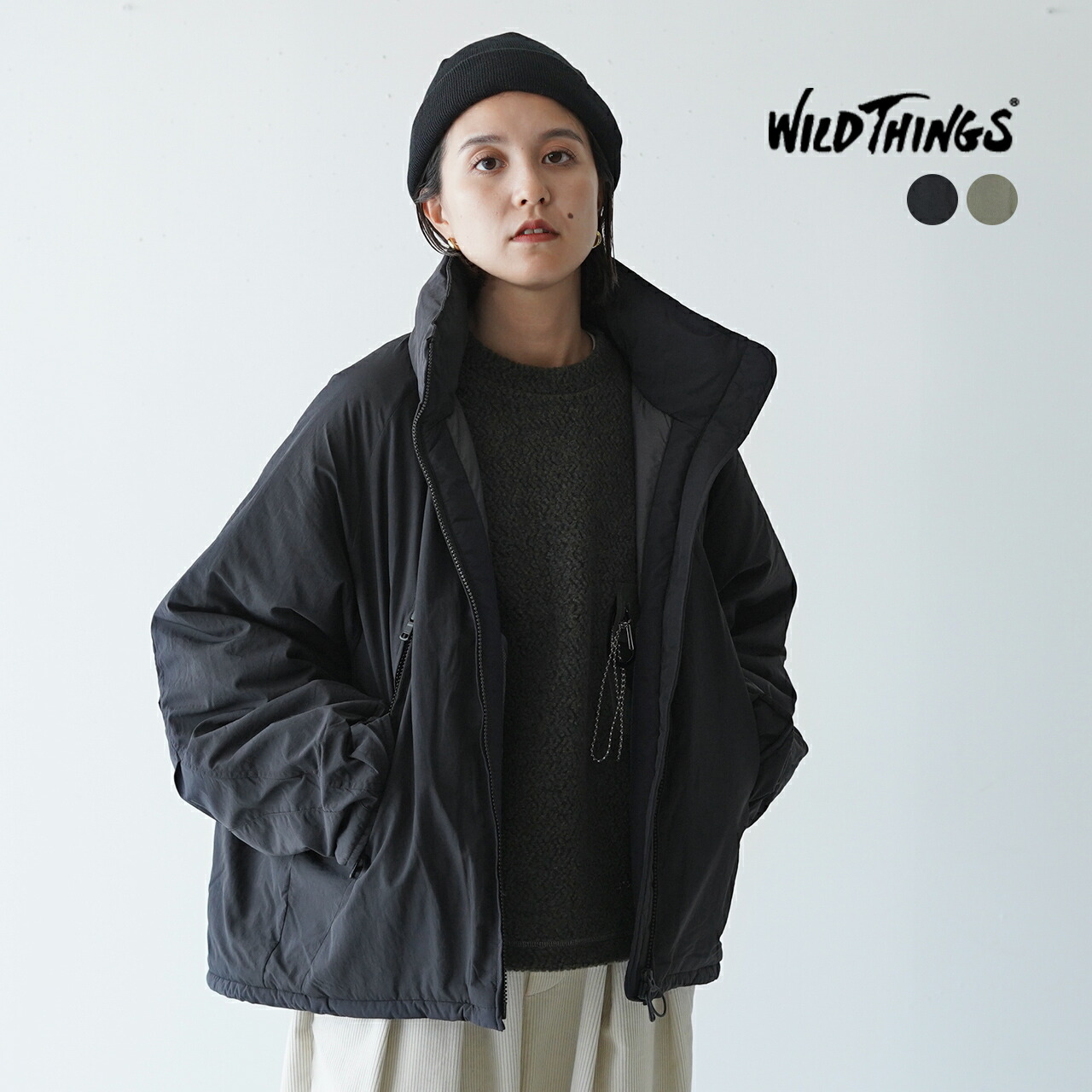 【楽天市場】ワイルドシングス WILD THINGS ウィメンズ ハッピージャケット W'S HAPPY JACKET アウター ブルゾン ブラック グリーン 黒 緑 レディース ...