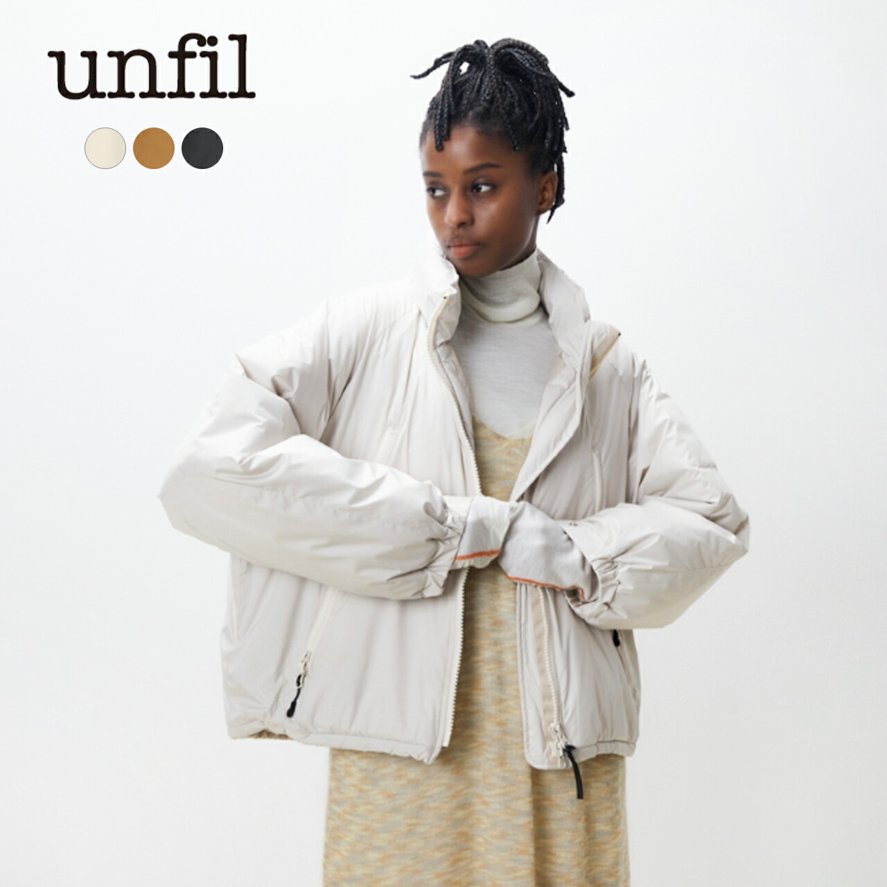 【楽天市場】【先行予約】アンフィル × ワイルドシングス unfil × WILD THINGS クロップド ハッピー ジャケット cropped HAPPY JACKET フード ジャケット ...