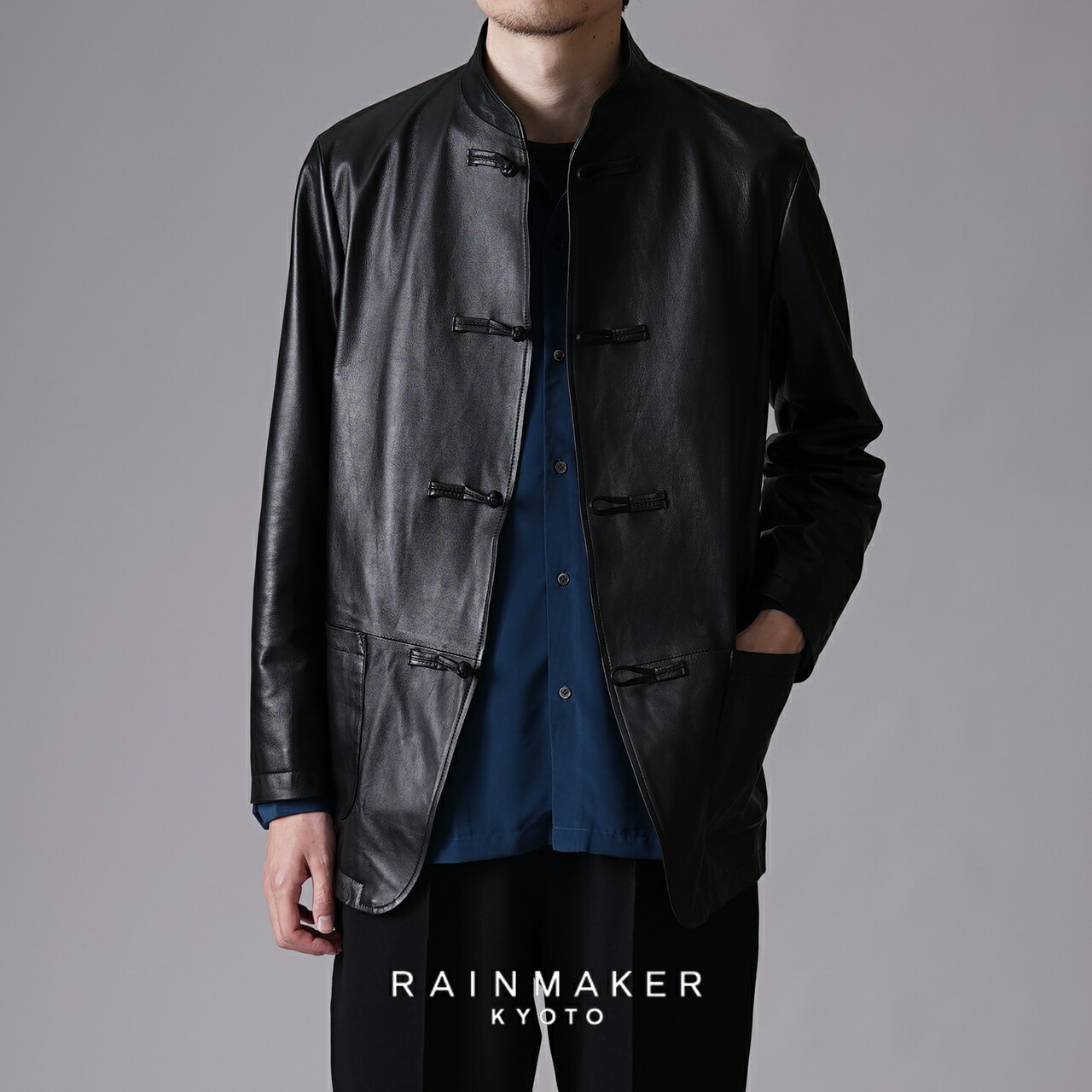 【楽天市場】レインメーカー RAINMAKER オリエンタル レザー ジャケット ORIENTAL LEATHER JACKET メンズ RM231-001【送料無料】0227：Crouka／クローカ