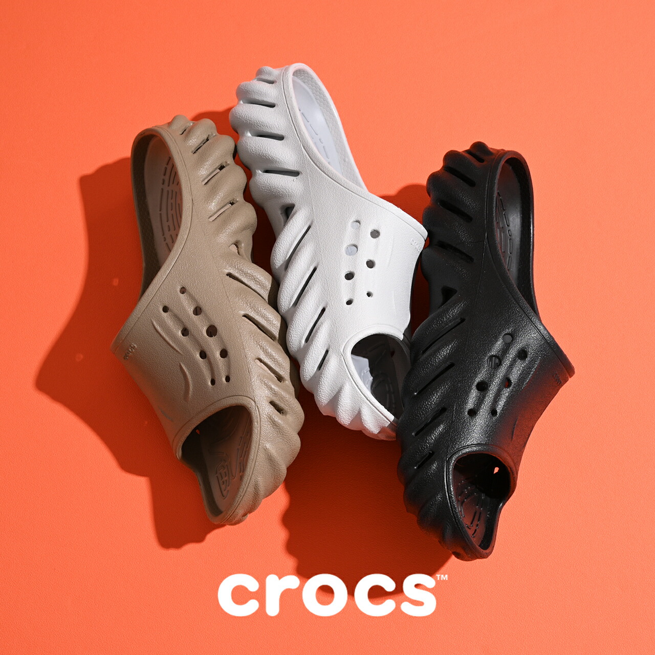 【楽天市場】クロックス crocs エコー スライド ECHO SLIDE スポーツサンダル レディース 208170【送料無料】0430 ...