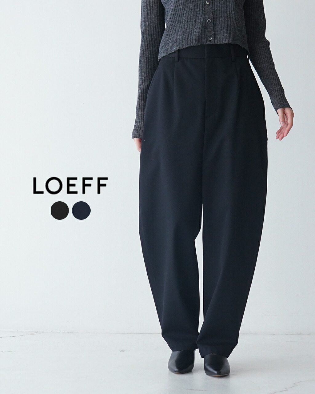 【楽天市場】ロエフ LOEFF W ギャバ ボンタン パンツ LF W GABA BONTANG TRS レディース 8814-202 ...