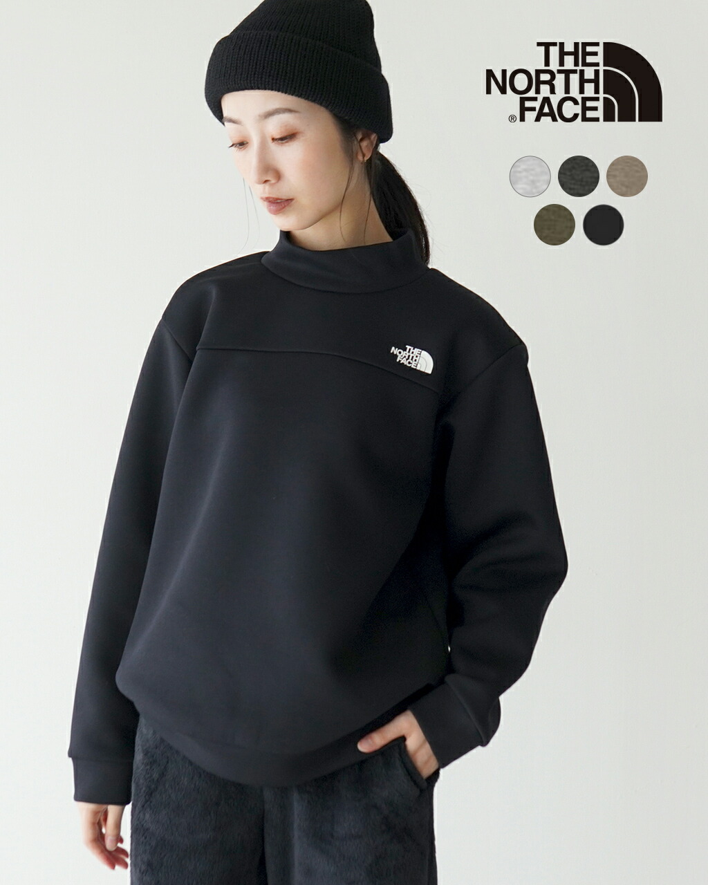 【楽天市場】【SALE！30%OFF】ノースフェイス THE NORTH FACE テックエアー スウェット モックネック Tech Air ...