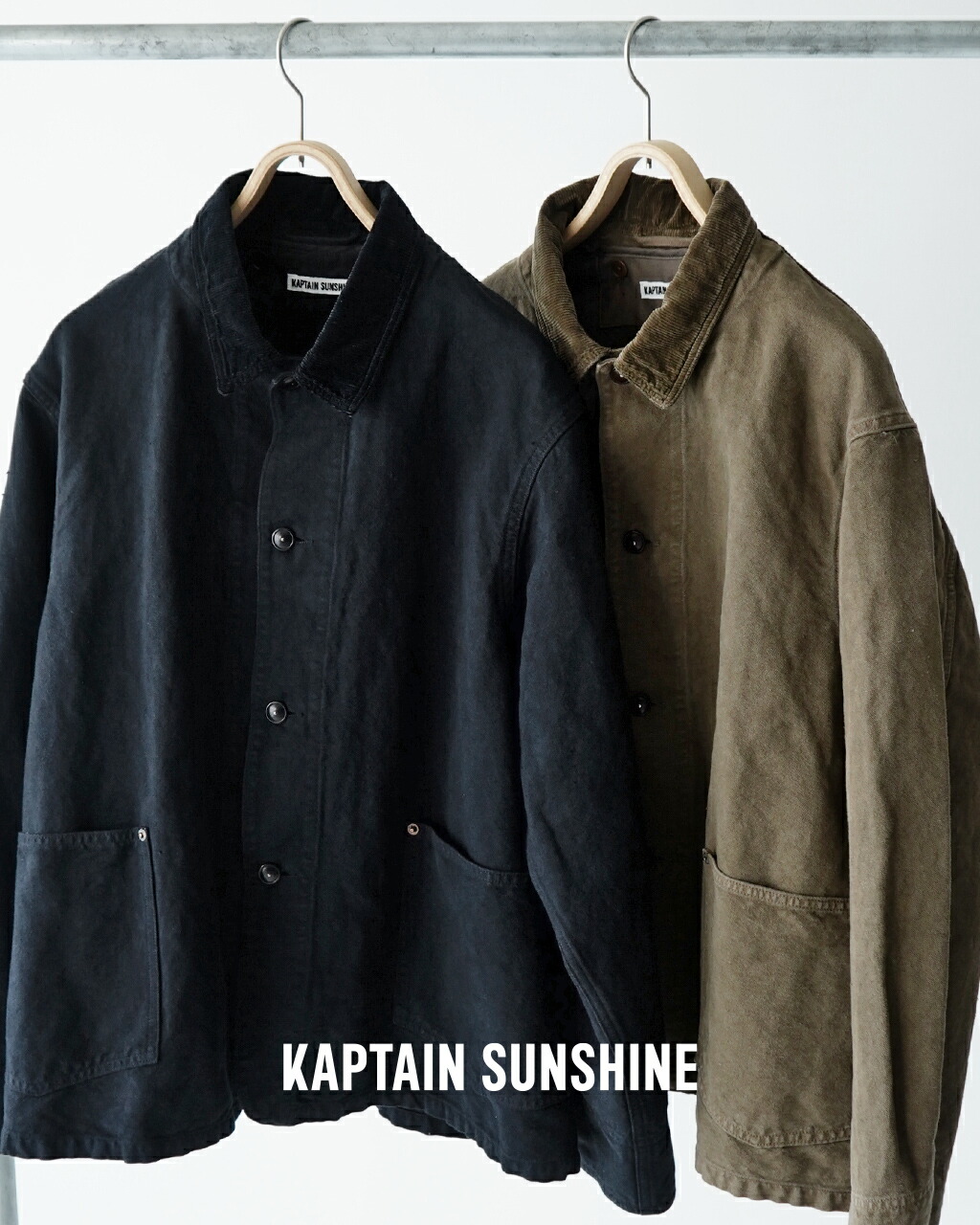 【楽天市場】キャプテンサンシャイン KAPTAIN SUNSHINE フォレスタージャケット ライナー付き メンズ 裏地付き ブラック ...