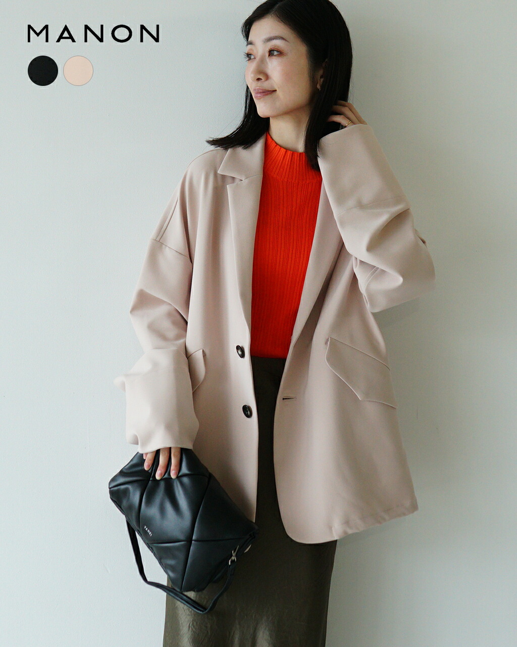 【楽天市場】\3万円以上で20%OFFクーポン／マノン manon テーラードジャケット レディース DOUBLE CLOTH SPINDLE ...