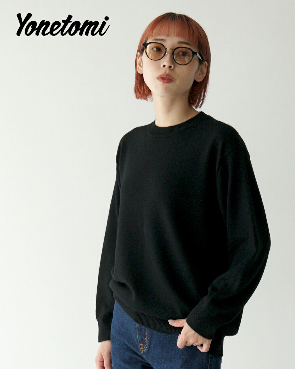 【楽天市場】ヨネトミニューベーシック YONETOMI NEW BASIC ニュー ベーシック カシミヤ ニット プルオーバー NEW BASIC CASHMERE KNIT P/O ...
