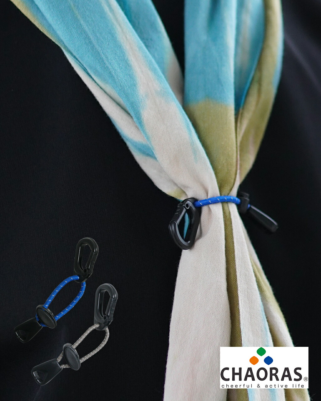 【楽天市場】チャオラス CHAORAS フックコード クリップ スポーツてぬぐい 手ぬぐい ブルー アッシュグレー レディース メンズ ...