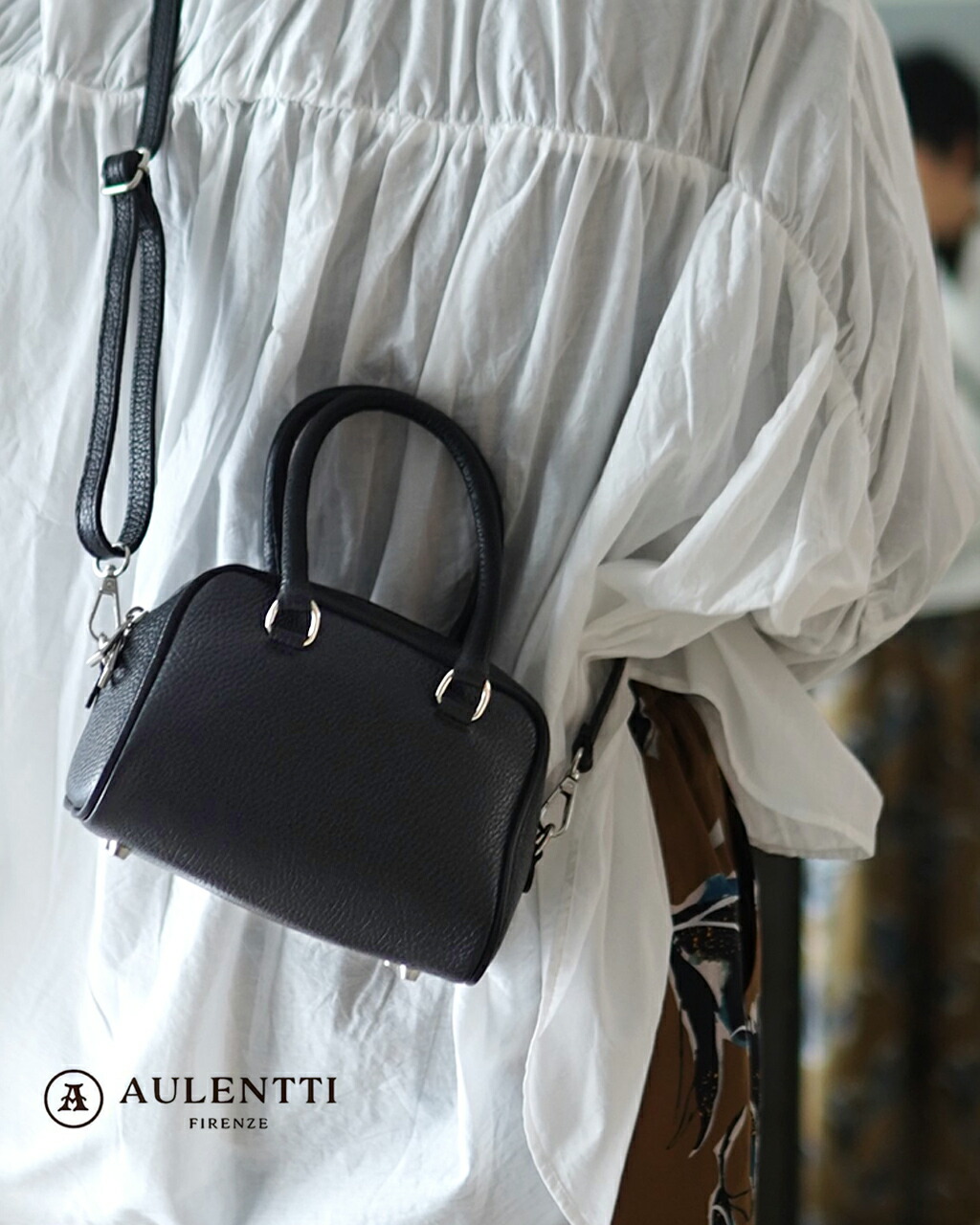 【楽天市場】オウレンティ AULENTTI 2way レザーボストンバッグ ドラーロ DOLLARO レディース ハンドバッグ ショルダー ...