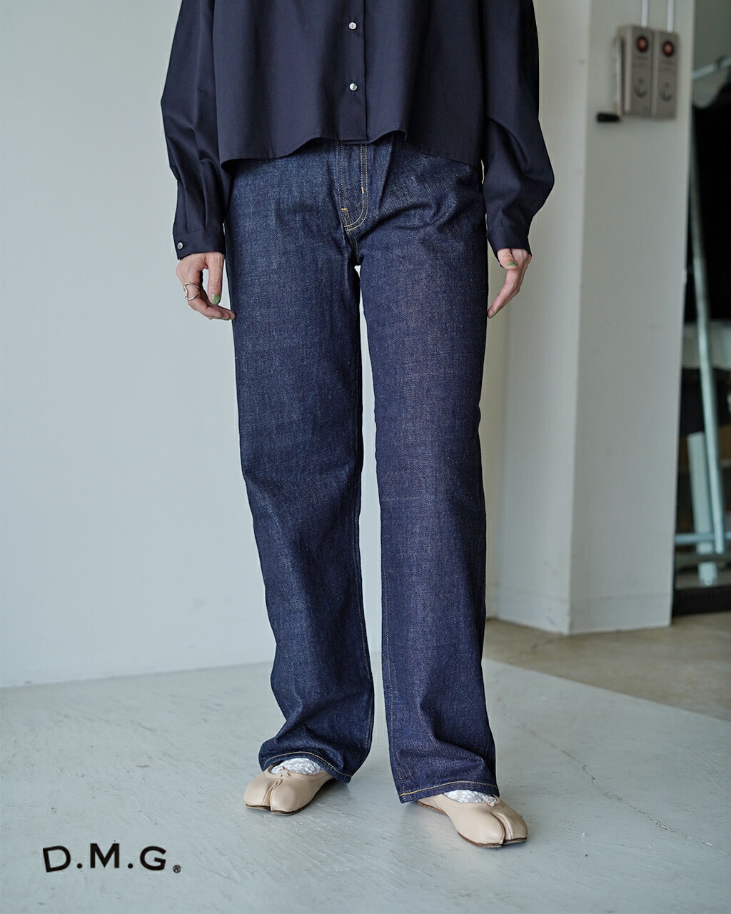 楽天市場】【SALE！30%OFF】ホワイト WHYTO. センタープレス デニム