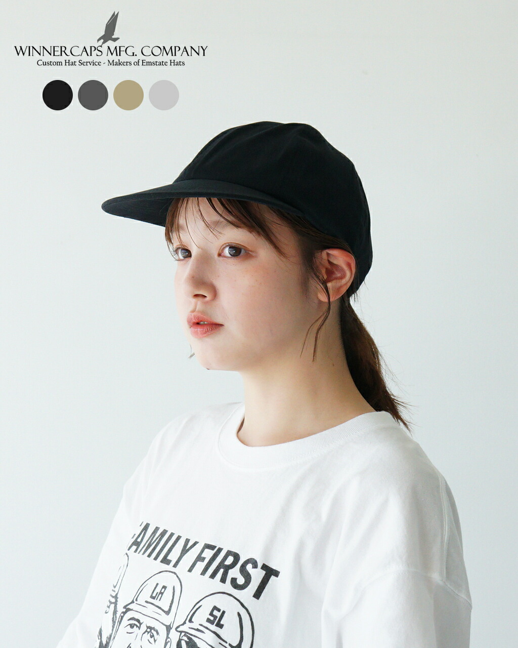【楽天市場】【SALE！50%OFF】ウィナーキャップ WINNER CAP アメリカ製 ツイルキャップ 帽子 レディース メンズ NEW ...