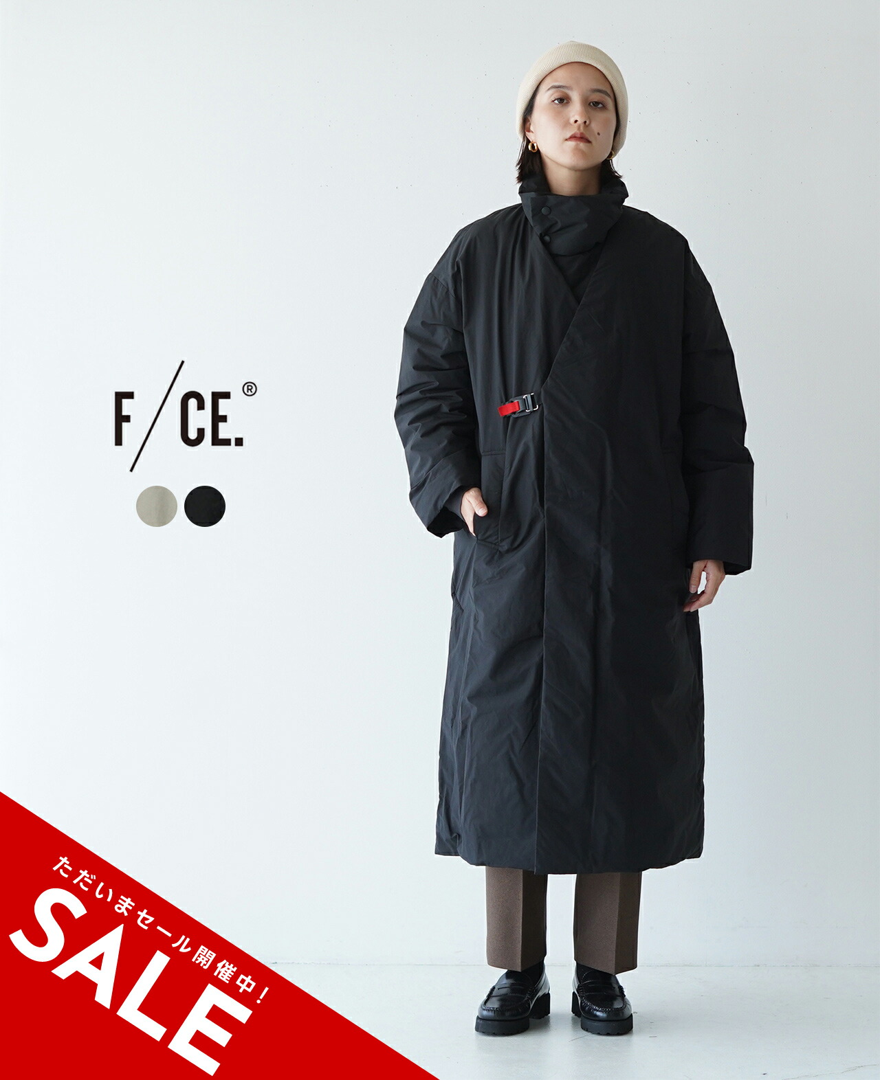 【楽天市場】【SALE！20%OFF】エフシーイー F/CE. リサイクル ダウン 2WAY スタンド コート RECYCLED DOWN 2WAY STAND COAT グリーン ブラック ...