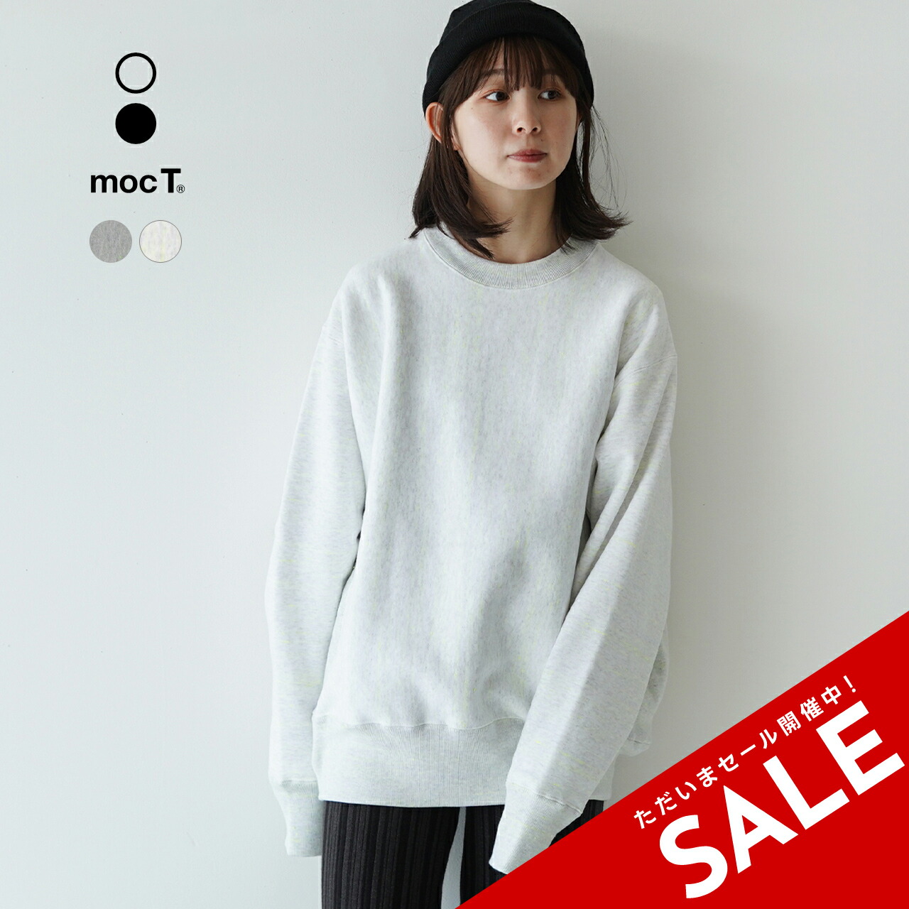 【楽天市場】【SALE！20%OFF】モクティ mocT ネオン スクリプト ヘビーフリース クルーネック プルオーバー NEON SCRIPT HEAVY FLEECE CREW NECK ...