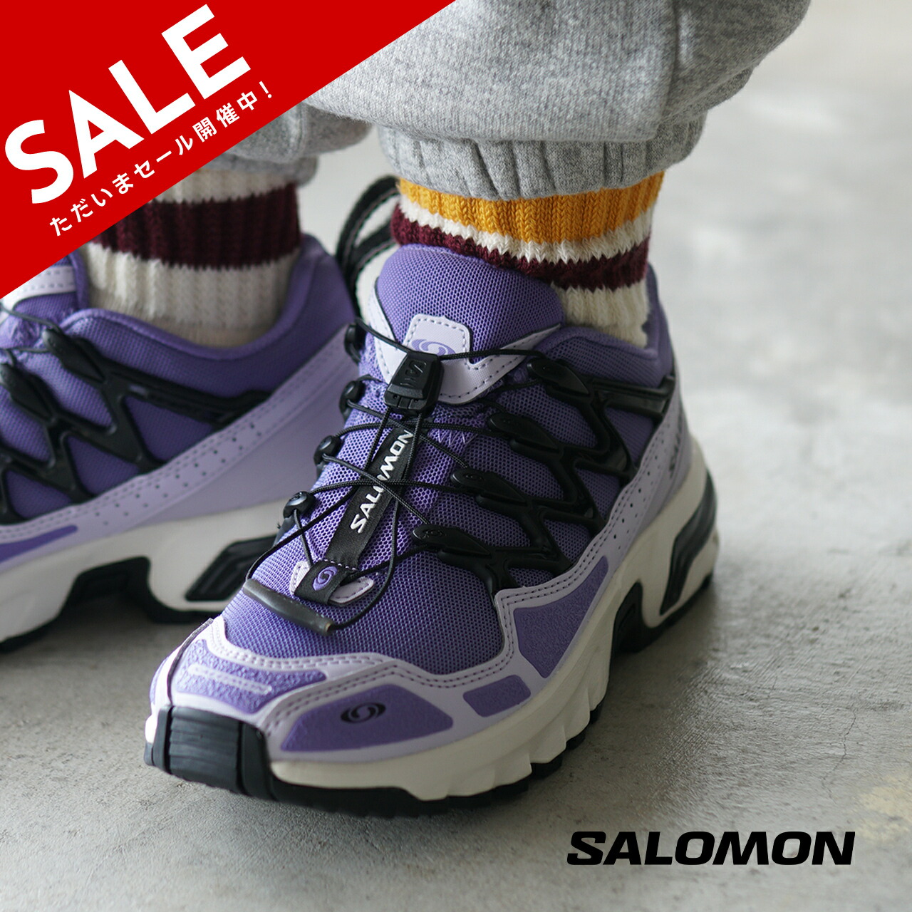 【楽天市場】【SALE！20%OFF】サロモン SALOMON ACS + レディース 厚底 スニーカー プラットフォーム シューズ L47705300 1016：Crouka／クローカ