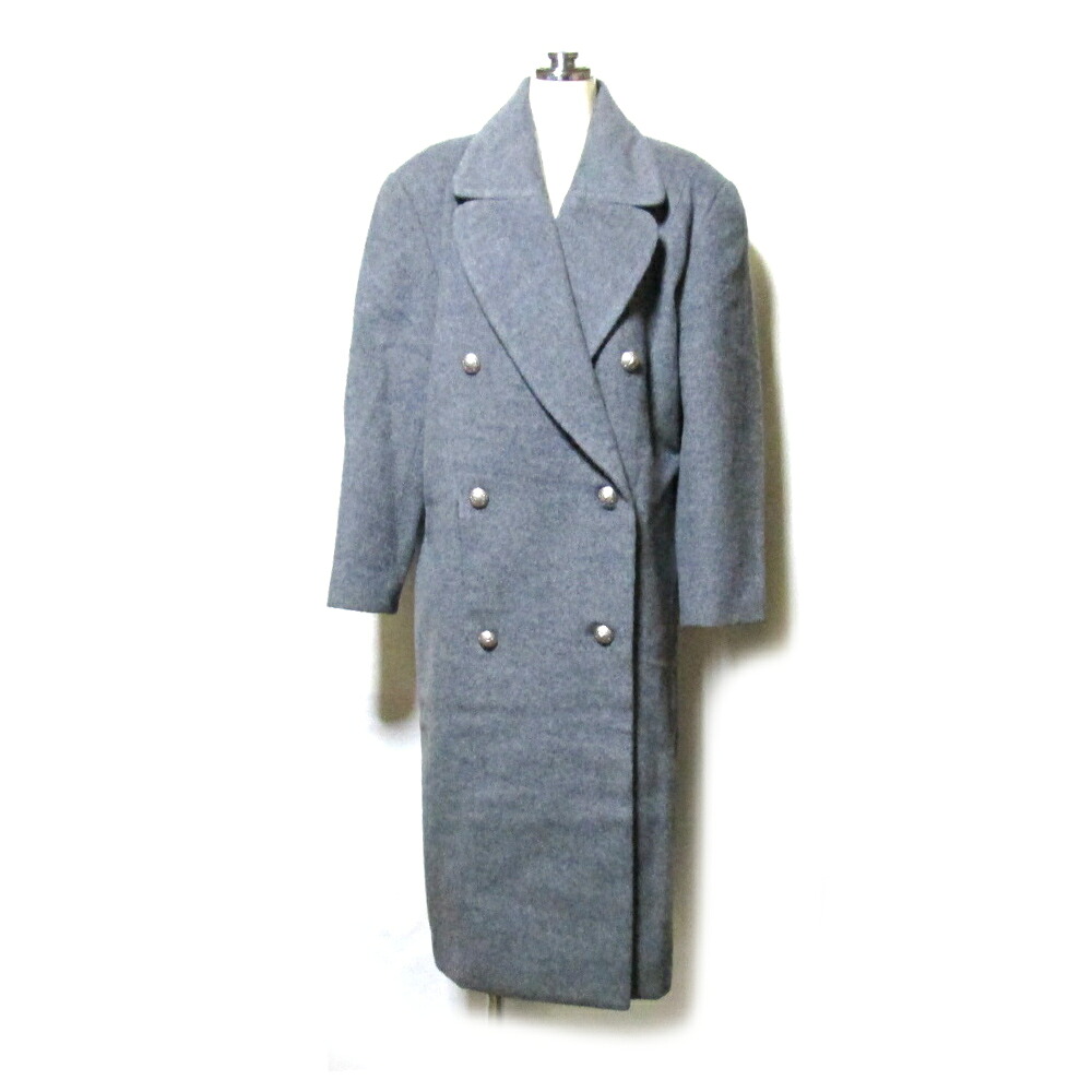 【楽天市場】美品 Vintage 49AV. JUNKO SHIMADA ジュンコシマダ 「9」 ダブルブレスロングコート (マキシ丈 ...