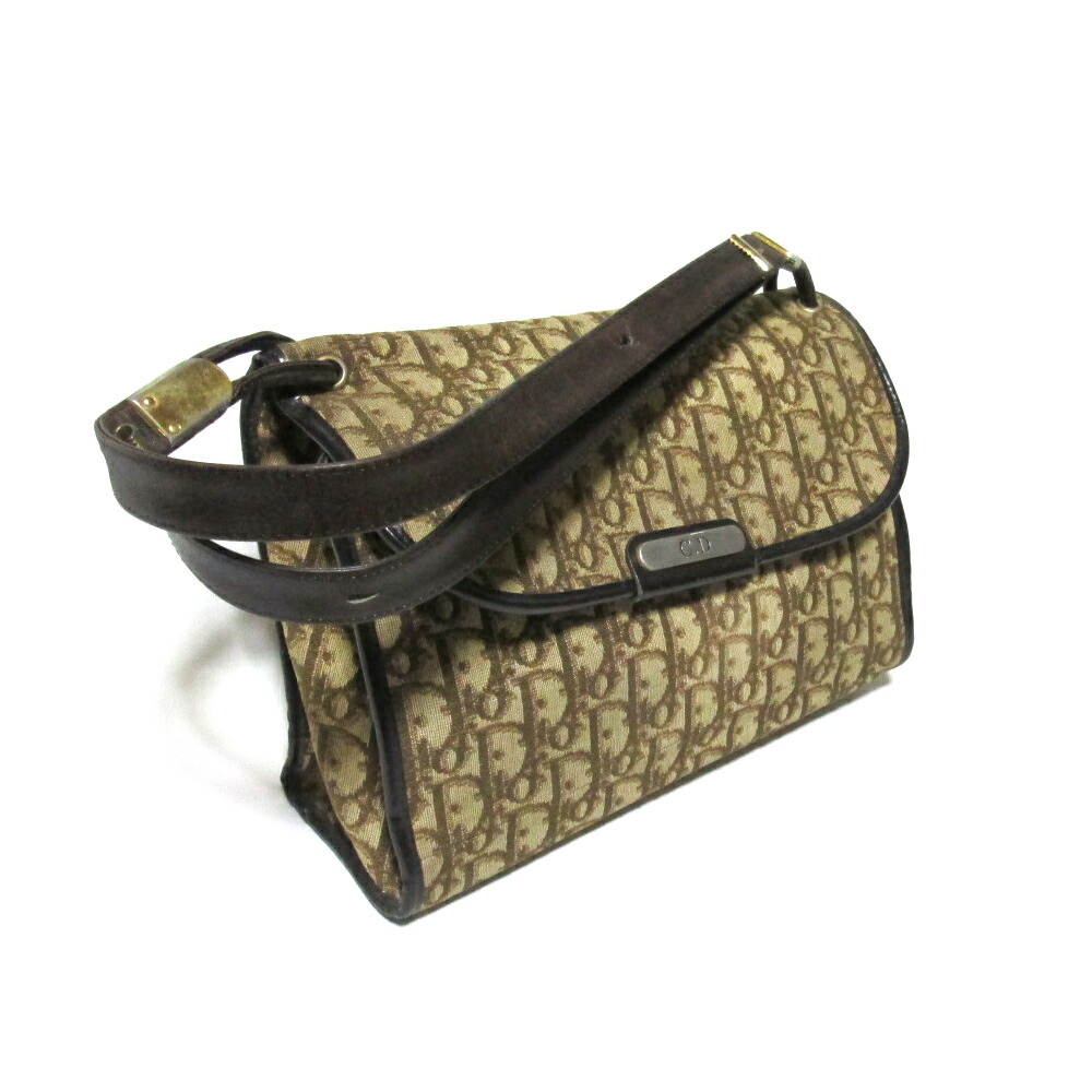 【楽天市場】Vintage Christian Dior ヴィンテージ オールド クリスチャンディオール フランス製 トロッターモノグラム ...