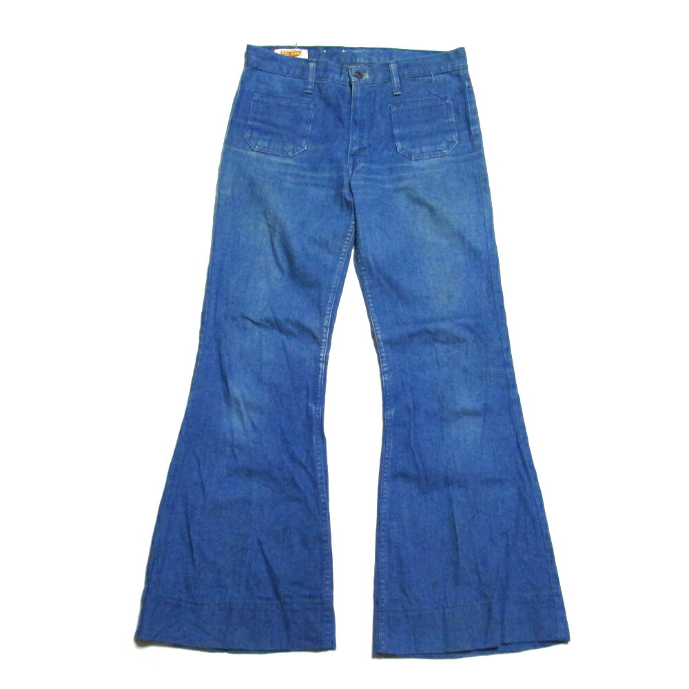 【楽天市場】Vintage BIG JOHN ヴィンテージ オールド ビッグジョン 「W30 L34」 ベルボトムデニムパンツ (70年代 ...