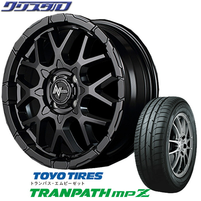 【楽天市場】新品【正規品】2021年製 TOYO TIRES トーヨータイヤ TRANPATHトランパスmpZ 175/60R16 4本 タイヤ アルミホイールセット MID NITRO ...