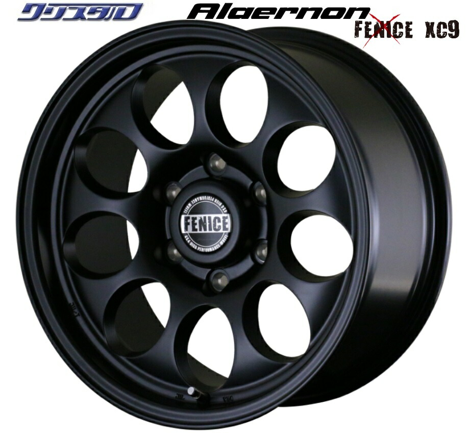 【楽天市場】4本セット フェニーチェ X XC9 17インチ 8J +20 ホール数:6 PCD:139.7 マットブラック(MBK) DOALL ドゥオール FENICE X XC8 ...