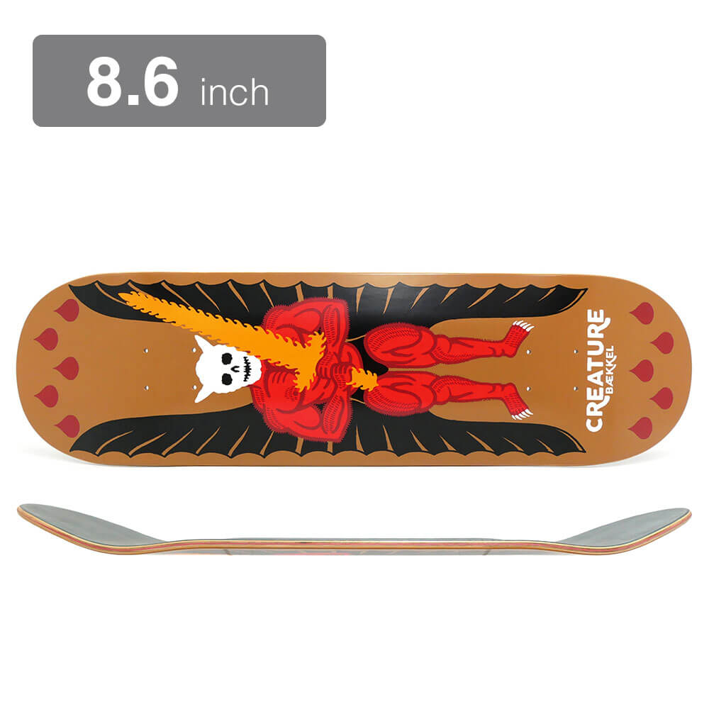 【楽天市場】CREATURE DECK クリーチャー デッキ KEVIN BAEKKEL DEMON 8.6 スケートボード スケボー ...