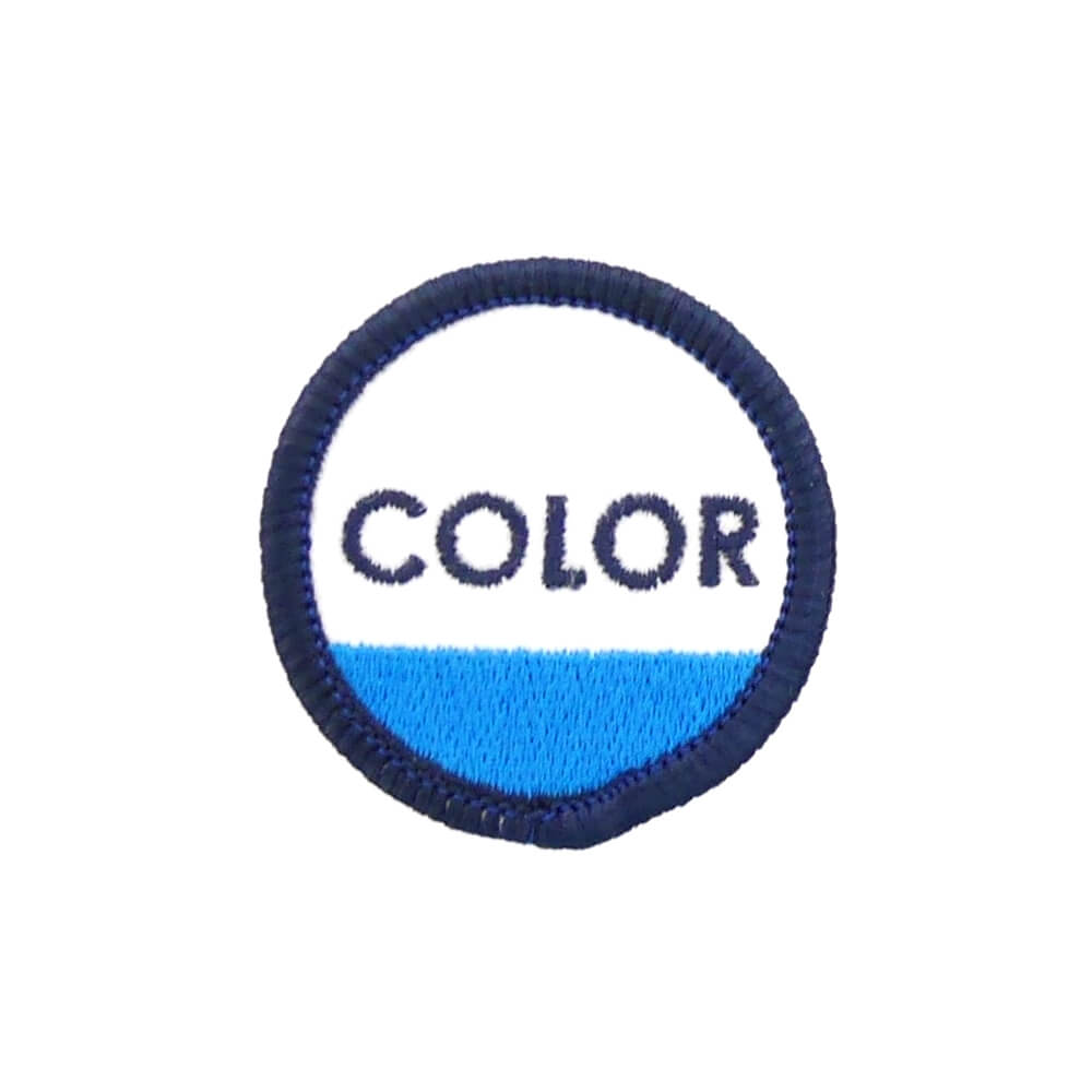 【楽天市場】COLOR COMMUNICATIONS PATCH カラーコミュニケーションズ ワッペン CIRCLE INK BLUE ...