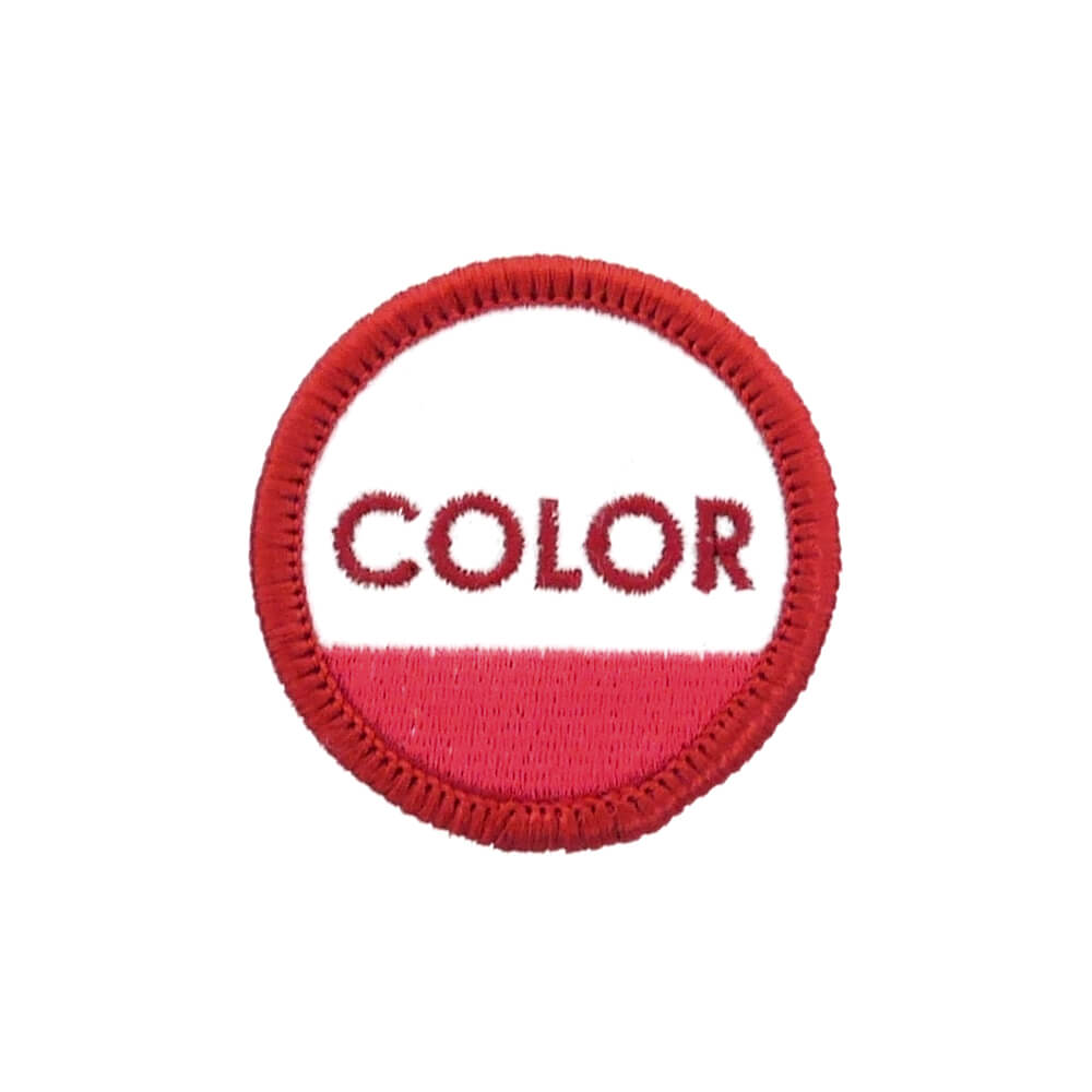 【楽天市場】COLOR COMMUNICATIONS PATCH カラーコミュニケーションズ ワッペン CIRCLE INK RED ...